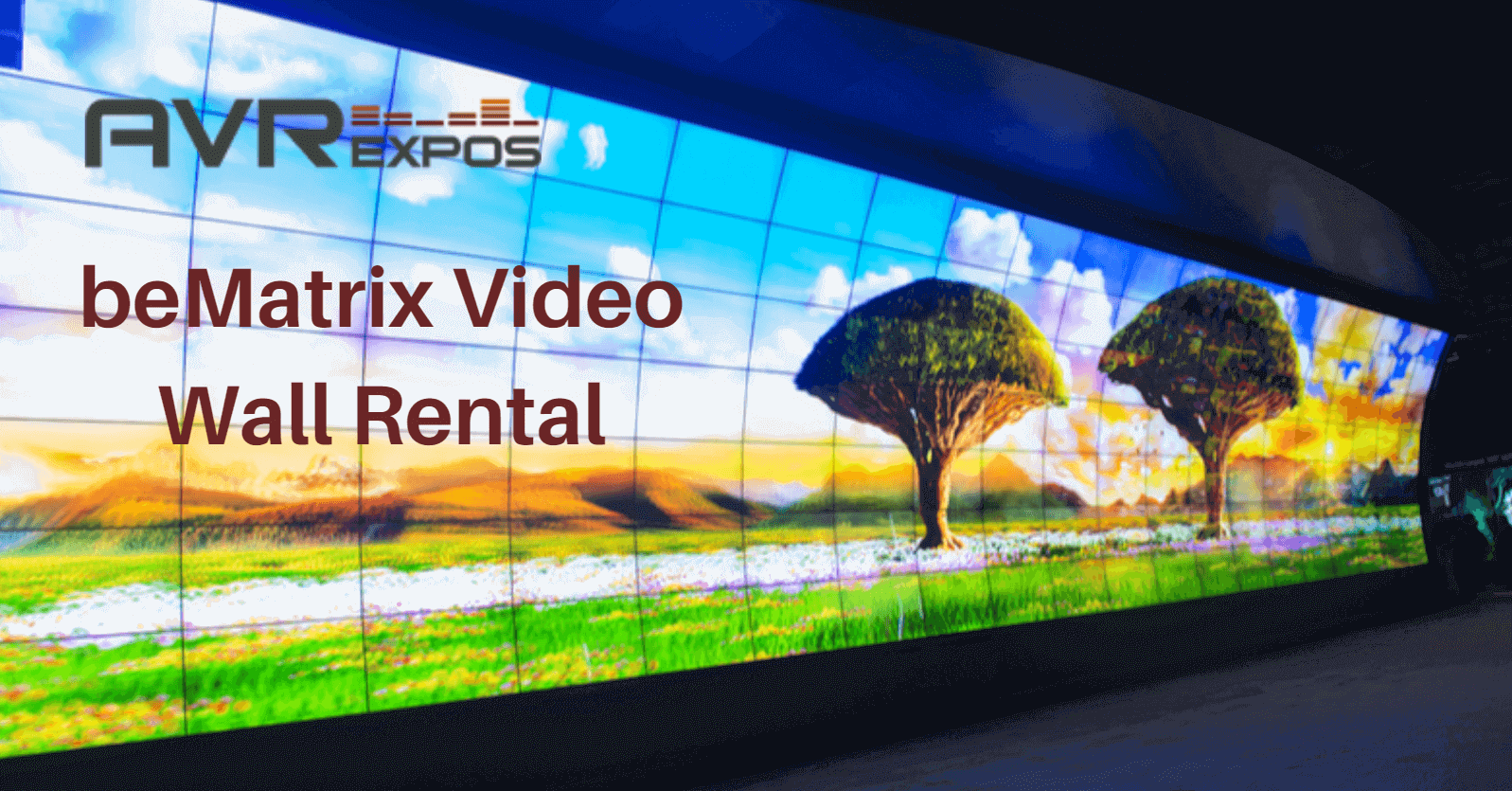 beMatrix Video Wall Rental | LED Video Wall Rentals | AVR Expos
